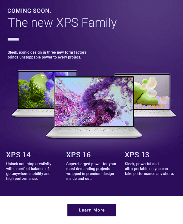 Dell: Ultra-mobile, powerful & stunning. Announcing the new XPS family ...