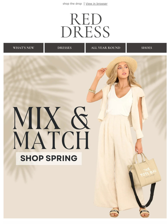 Red Dress Boutique: Mix, Match, and Mingle in THIS Spring Break fit ...