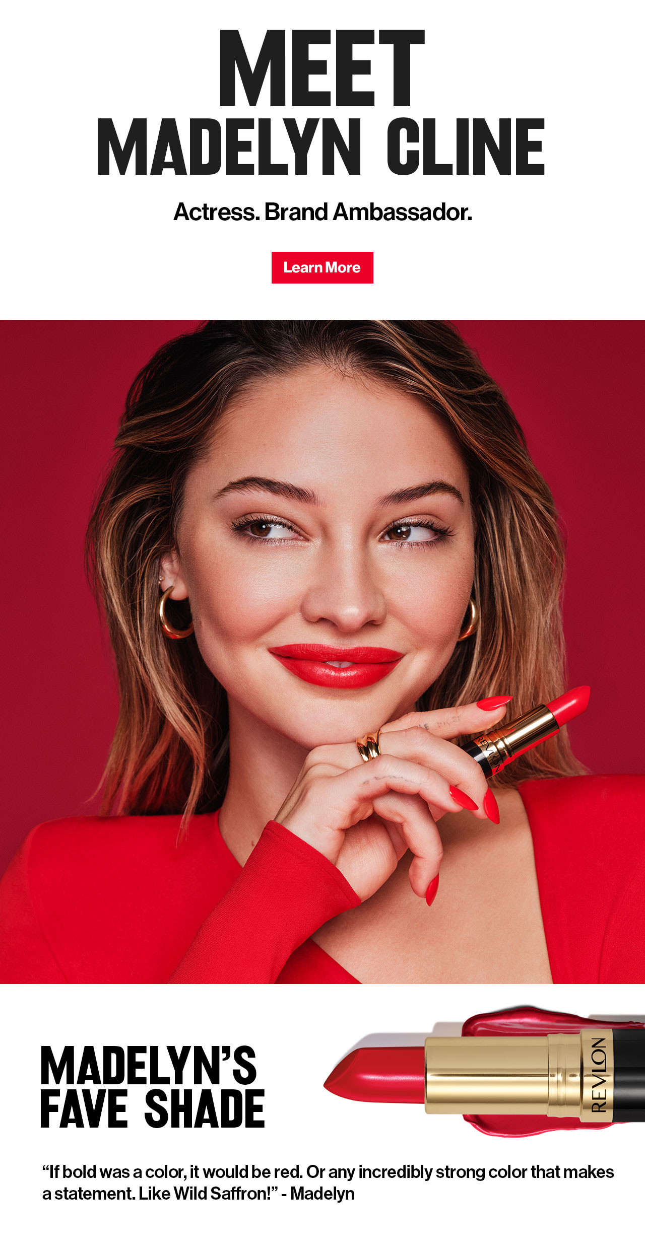 Revlon: MEET OUR NEW BRAND AMBASSADOR: MADELYN CLINE 💃🎉 | Milled