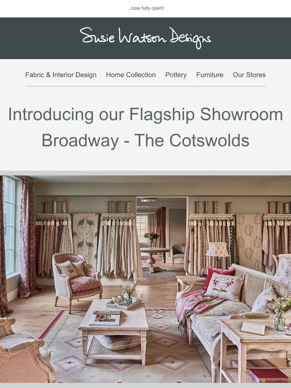 Susie Watson Designs: Introducing our NEW Showroom - Broadway | Milled
