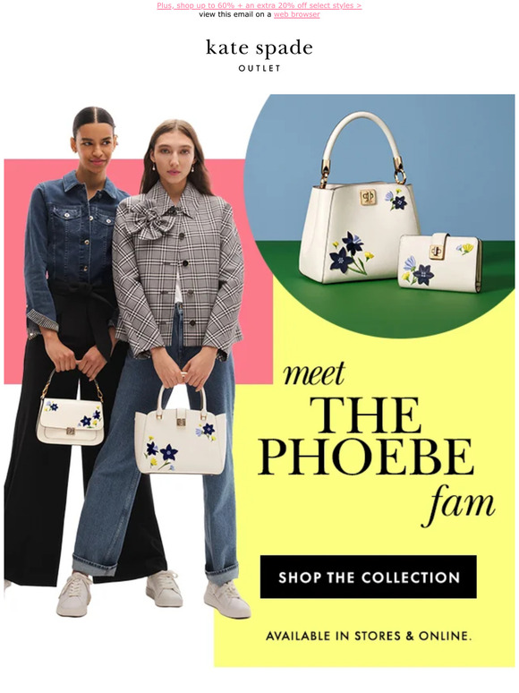 Kate Spade: New! Meet the Phoebe fam | Milled