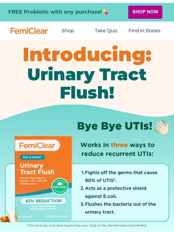 FemiClear: Just Dropped🚨 Urinary Tract Flush is here! | Milled