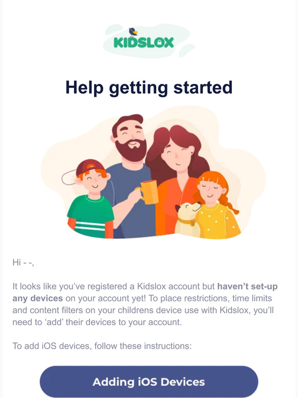 Kidslox: Adding your child’s device to Kidslox | Milled