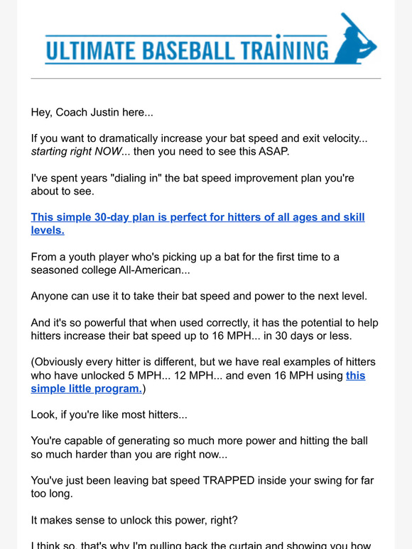 Ultimate Baseball Training: Your Bat Speed Improvement Plan | Milled