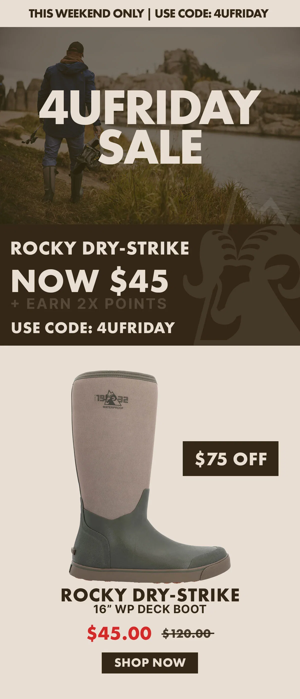 ROCKY Outdoor Gear: $45 Dry-Strike Boots This 4UFRIDAY | Milled