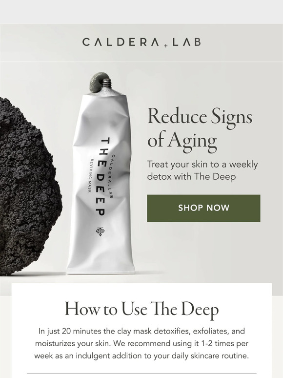 Caldera + Lab: Reduce Signs of Aging with The Deep | Milled