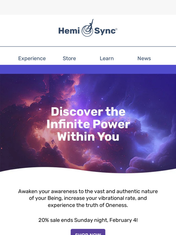 Hemi-Sync: Discover the Infinite Power Within You | Milled