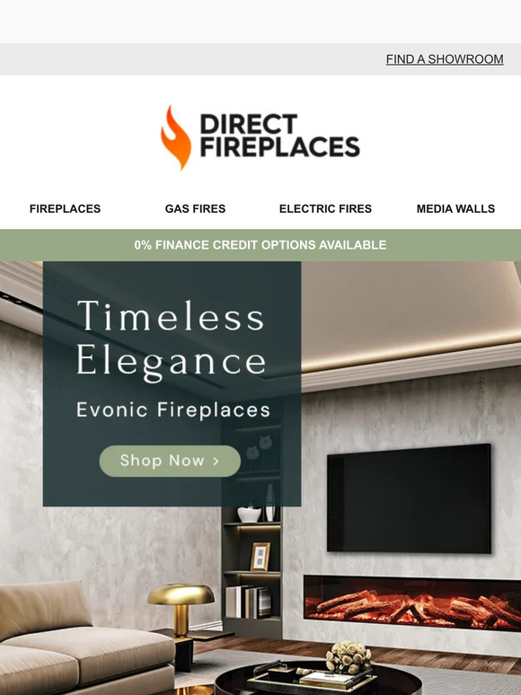 Direct Fireplaces: Timeless elegance with Evonic fireplaces | Milled