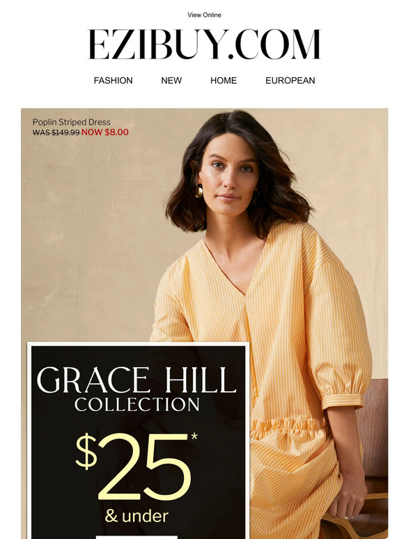 EziBuy: Grace Hill Collection at a Stunning 90% Off*! | Milled