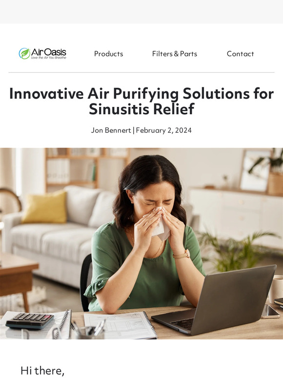 Air Oasis: Sinus pressure bringing you down? We’ve got a solution. | Milled