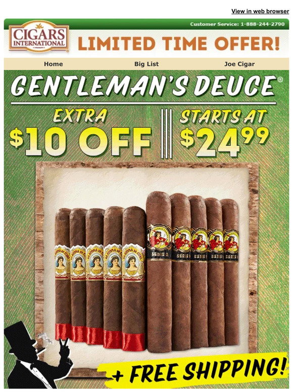 Cigars International: Top Brand Pairings | Bottom Dollar Pricing | Milled