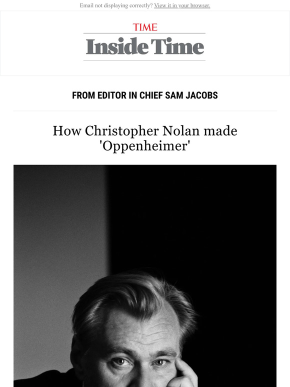 TIME: How Christopher Nolan made 'Oppenheimer' | Milled