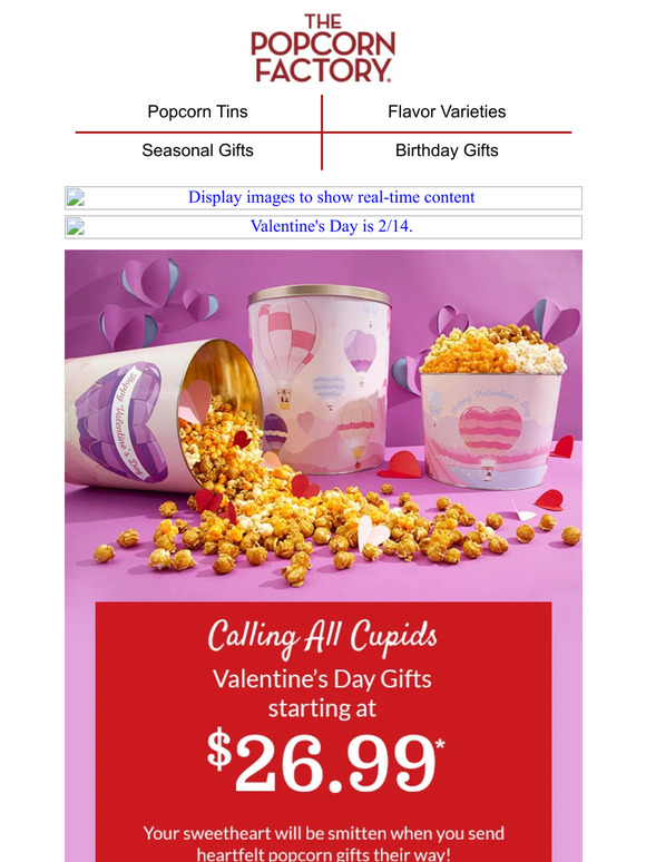 The Popcorn Factory: Explore snacktastic gifts bursting with love ...