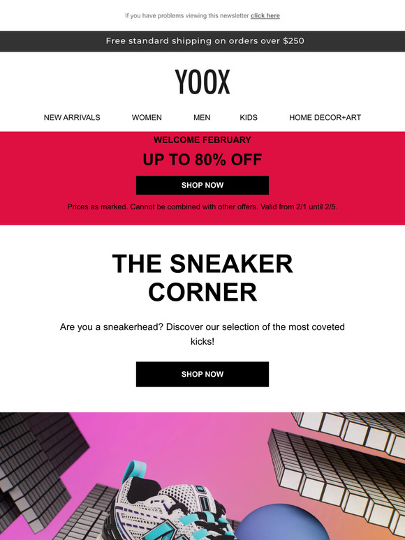 YOOX: Step up your sneaker game > Discover our selection | Milled