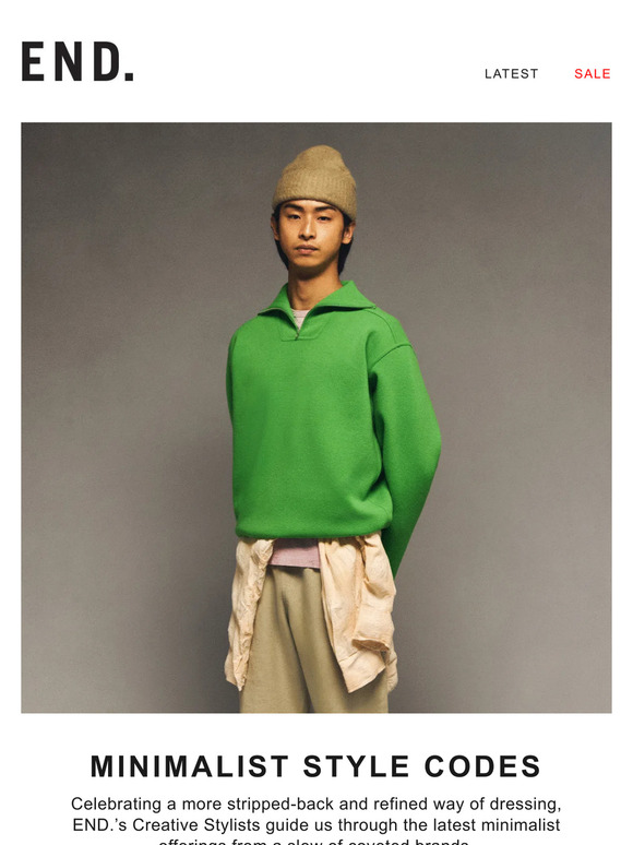 END.: Celebrate Minimalist Style Codes for SS24 | Milled