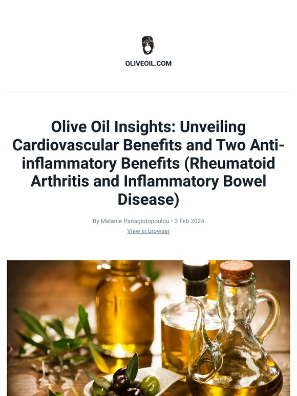 OliveOil.com: Olive Oil Insights: Unveiling Cardiovascular Benefits and ... OliveOil.com: Olive Oil Insights: Unveiling Cardiovascular Benefits and ...