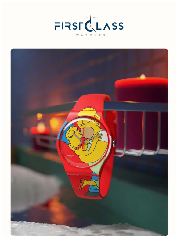 First Class Watches: SWATCH Presents THE SIMPSONS 💘 Discover the all ...