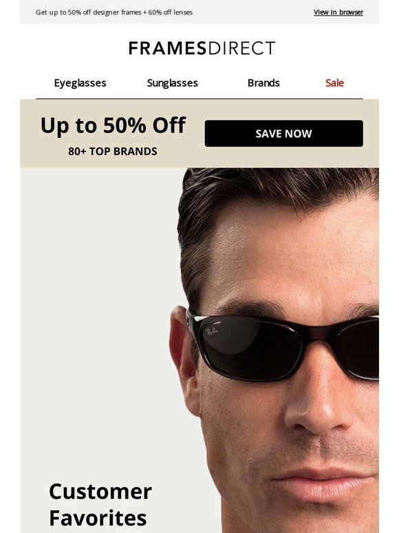 Frames Direct: Customer Favorites Double Sale | Milled