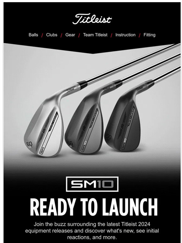 Titleist: Launch Alert: Discover the Latest 2024 Equipment Releases ...