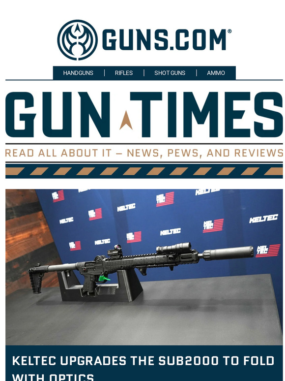 Guns.com: Gun Times - KelTec Upgrades The Sub2000 To Fold With Optics | Milled