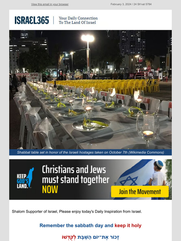 The Israel Bible: Making the Sabbath Holy | Milled