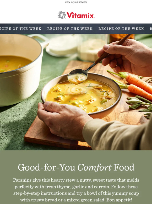 Vitamix: Step-by-Step: Root Vegetable Soup and Dumplings | Milled