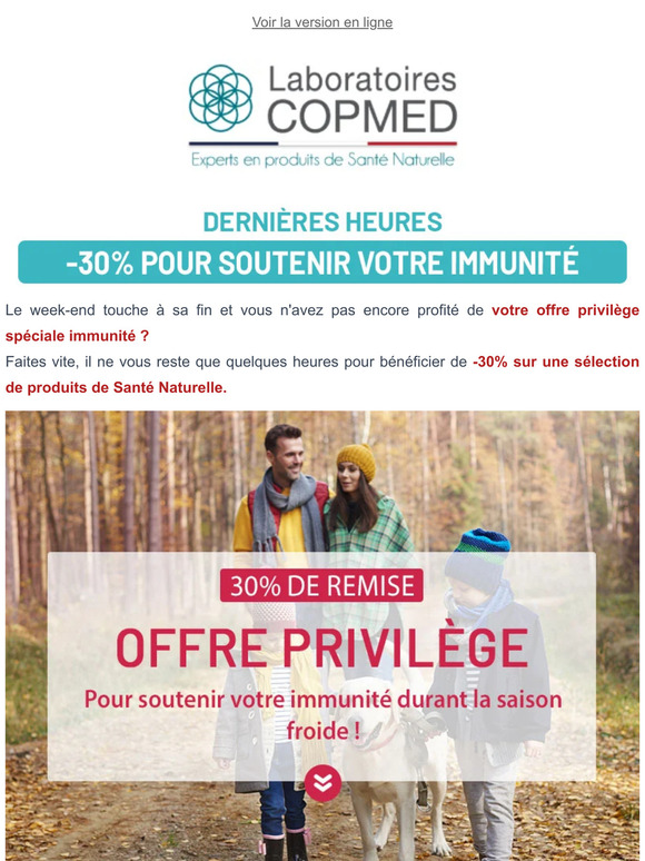 Copmed: DERNIÈRES HEURES : offre privilège | Milled