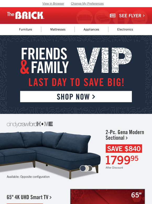 The Brick: 🚨 Final Call: Family and Friends VIP Event Ends Tomorrow! 🛍️ ...