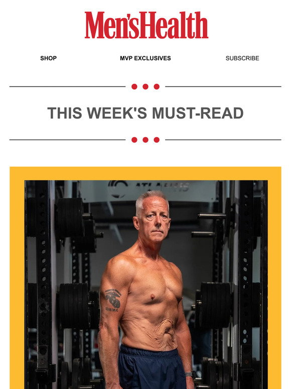 Men'sHealth: This Guy Lost 110 Pounds by Changing His Expectations—and ...