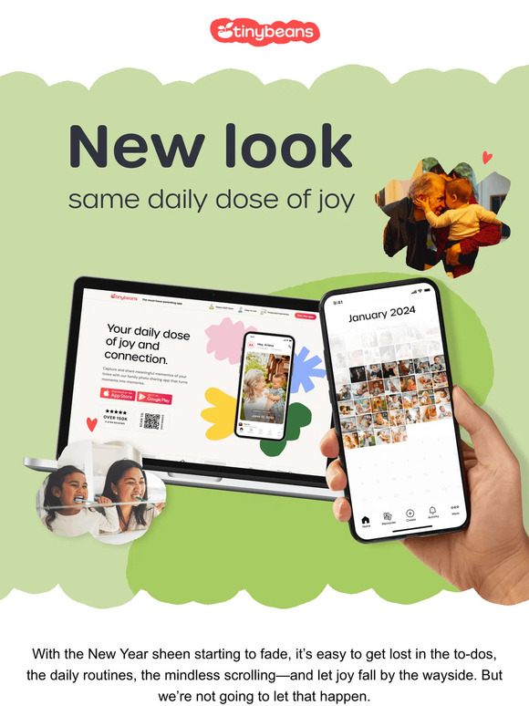 Tinybeans: Introducing the new and improved Tinybeans 🎉 | Milled