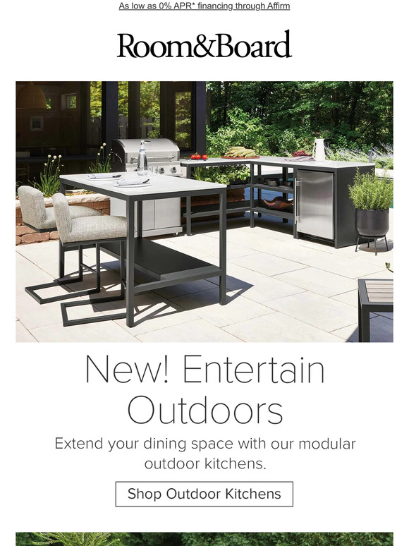 Room & Board: New! Modular outdoor kitchens fit any space | Milled