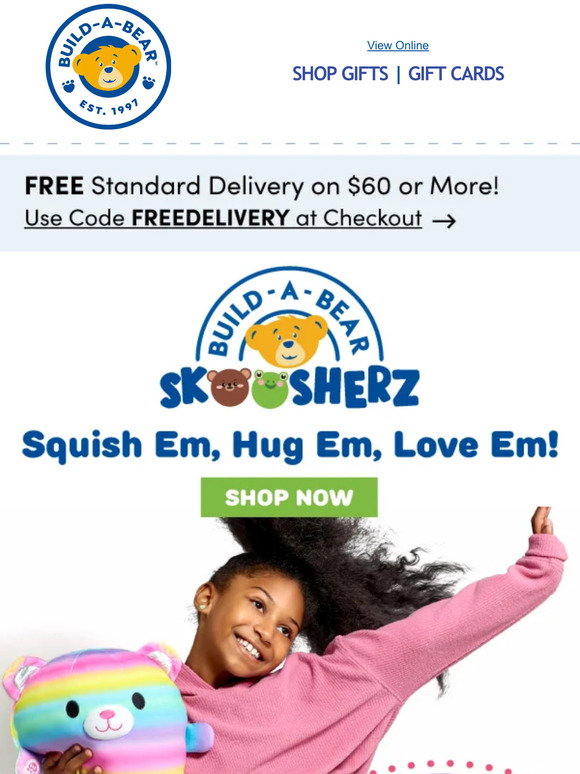 Build-A-Bear: Give Valentine’s Day Hugs with SKOOSHERZ! | Milled