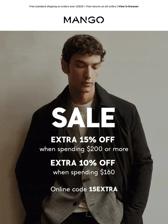 Mango: Ends today! An extra 15% off Sale | Milled