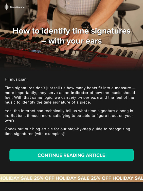 Soundbrenner: Identifying time signatures...by ear🤔 | Milled