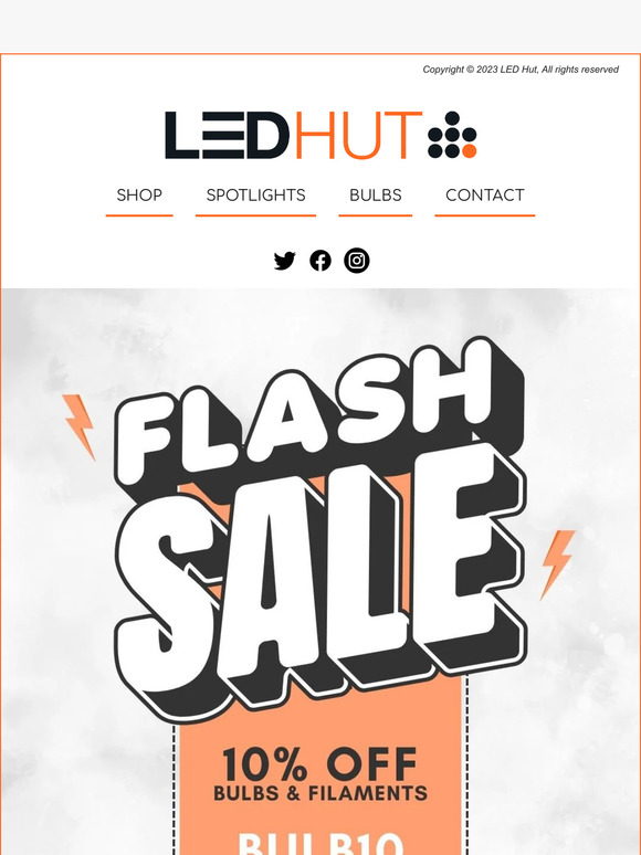 LED Hut Email Newsletters: Shop Sales, Discounts, and Coupon Codes