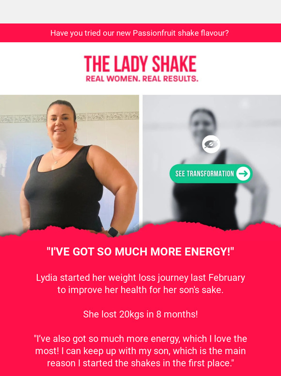 The Lady Shake: Lydia lost 20kgs, see her now! | Milled