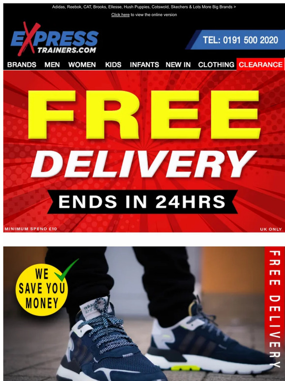 Express Trainers: 24hrs LEFT for FREE DELIVERY... Save £££sss... At ...