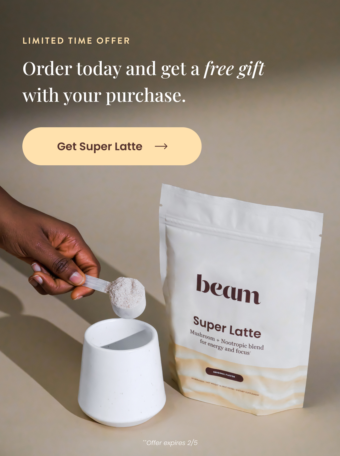 Beam: Super Latte: the Secret to Sustained Energy ☕ | Milled