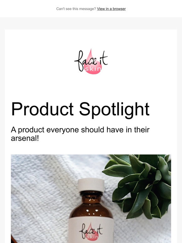 Face It Skin: Product Spotlight | Milled
