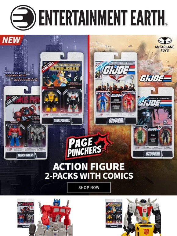 Entertainment Earth: Transformers + G.I. Joe! New Page Punchers for You ...