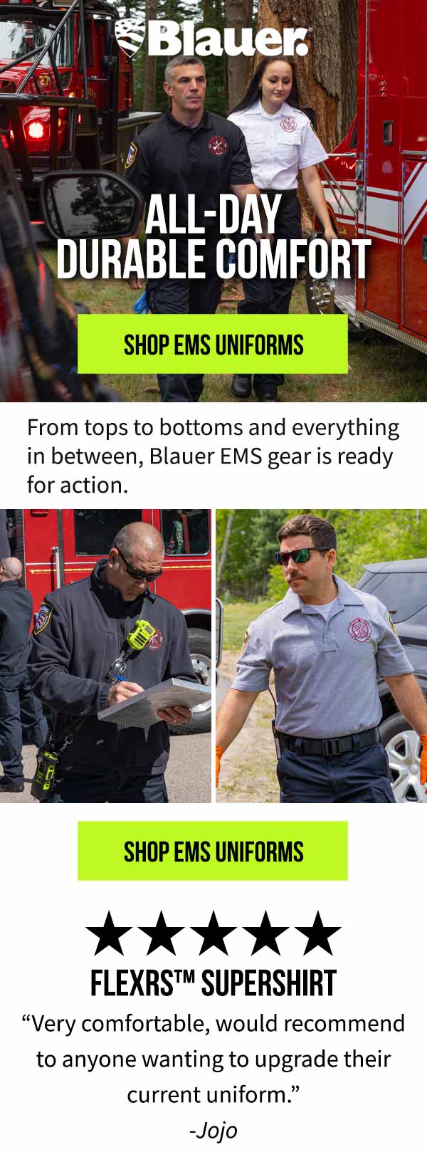 Blauer: The Next Level in EMS Uniforms | Milled