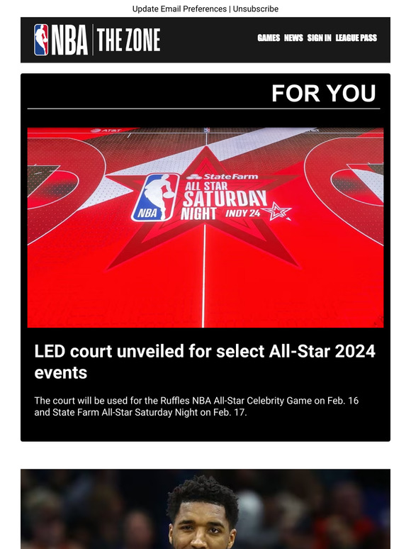 NBA Store: LED court unveiled for select All-Star 2024 events | Power ...