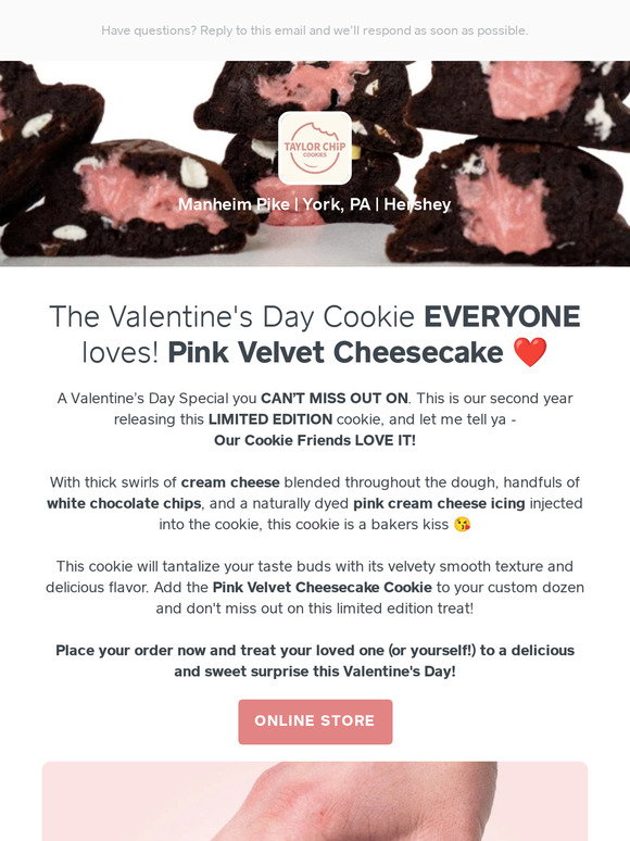 Taylor Chip: Valentine’s Day is coming soon! | Milled