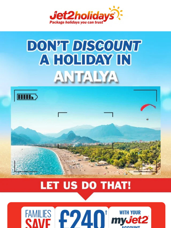 Jet2holidays: Don't discount a holiday in Antalya | Milled