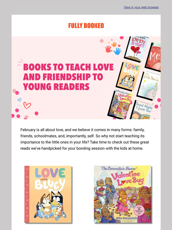 Fully Booked: Books to Teach Love and Friendship to Young Readers | Milled
