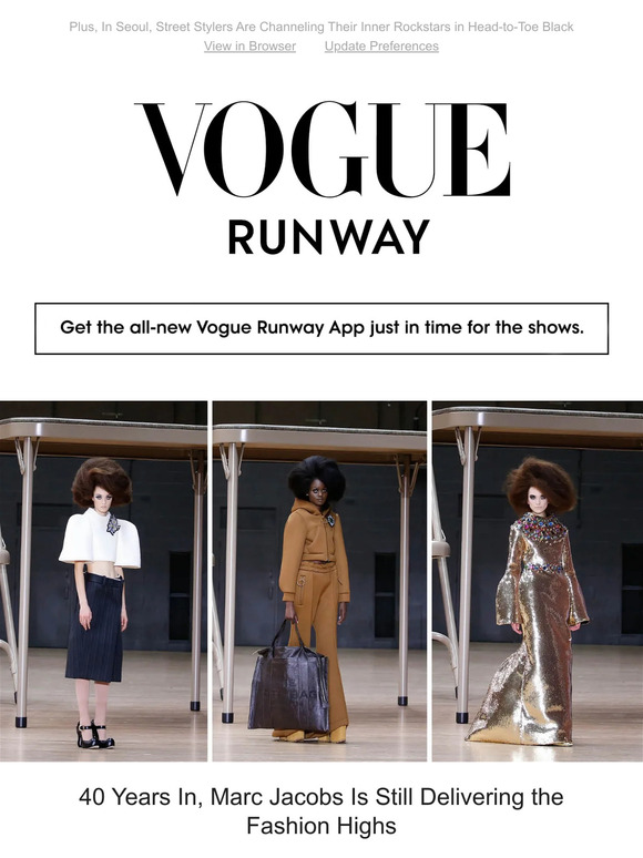 Vogue: 40 Years In, Marc Jacobs Is Still Delivering the Fashion Highs ...