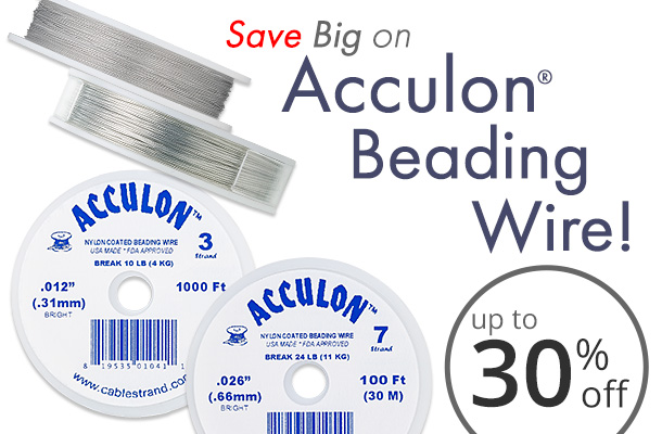 Fire Mountain Gems: Last Day - Acculon Sale! Stock up on Beading Wire ...