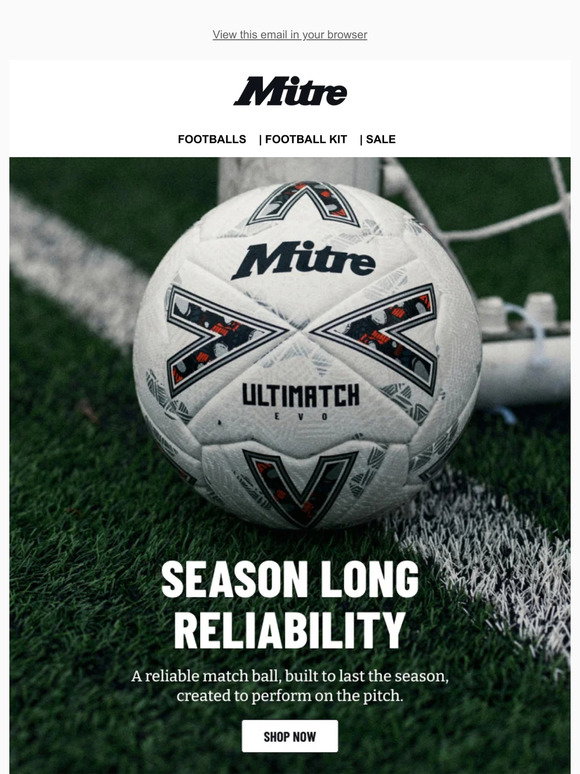 Mitre: Own the New Ultimatch Football! ⚽ | Milled