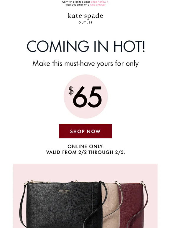 Kate Spade New York: Final call to shop this $65 crossbody | Milled