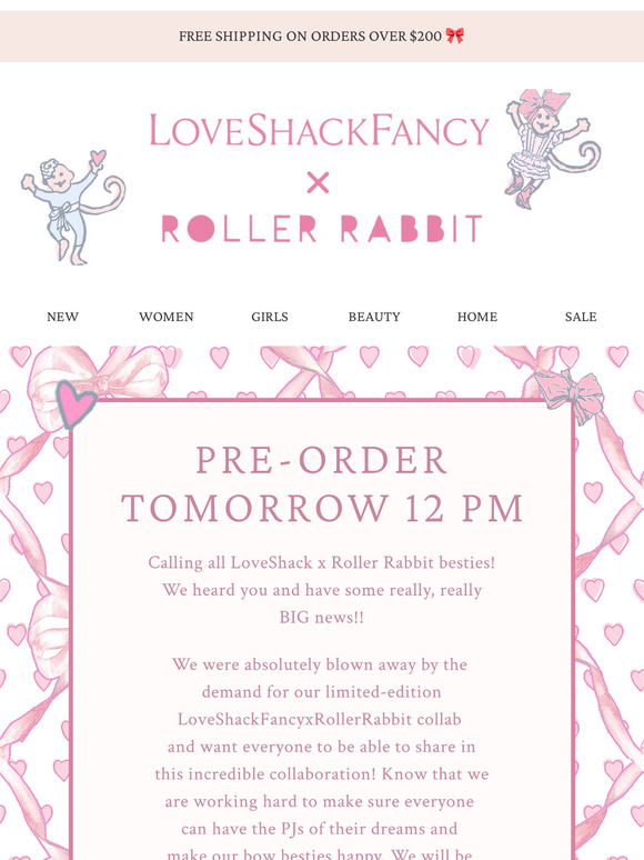 LoveShackFancy: Pre-Order Our Sold Out Roller Rabbit Collab Tomorrow ...